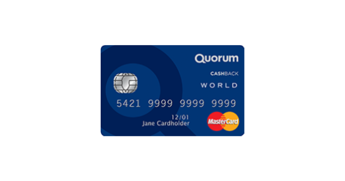 Quorum Cash Back World Mastercard® Review | BestCards.com